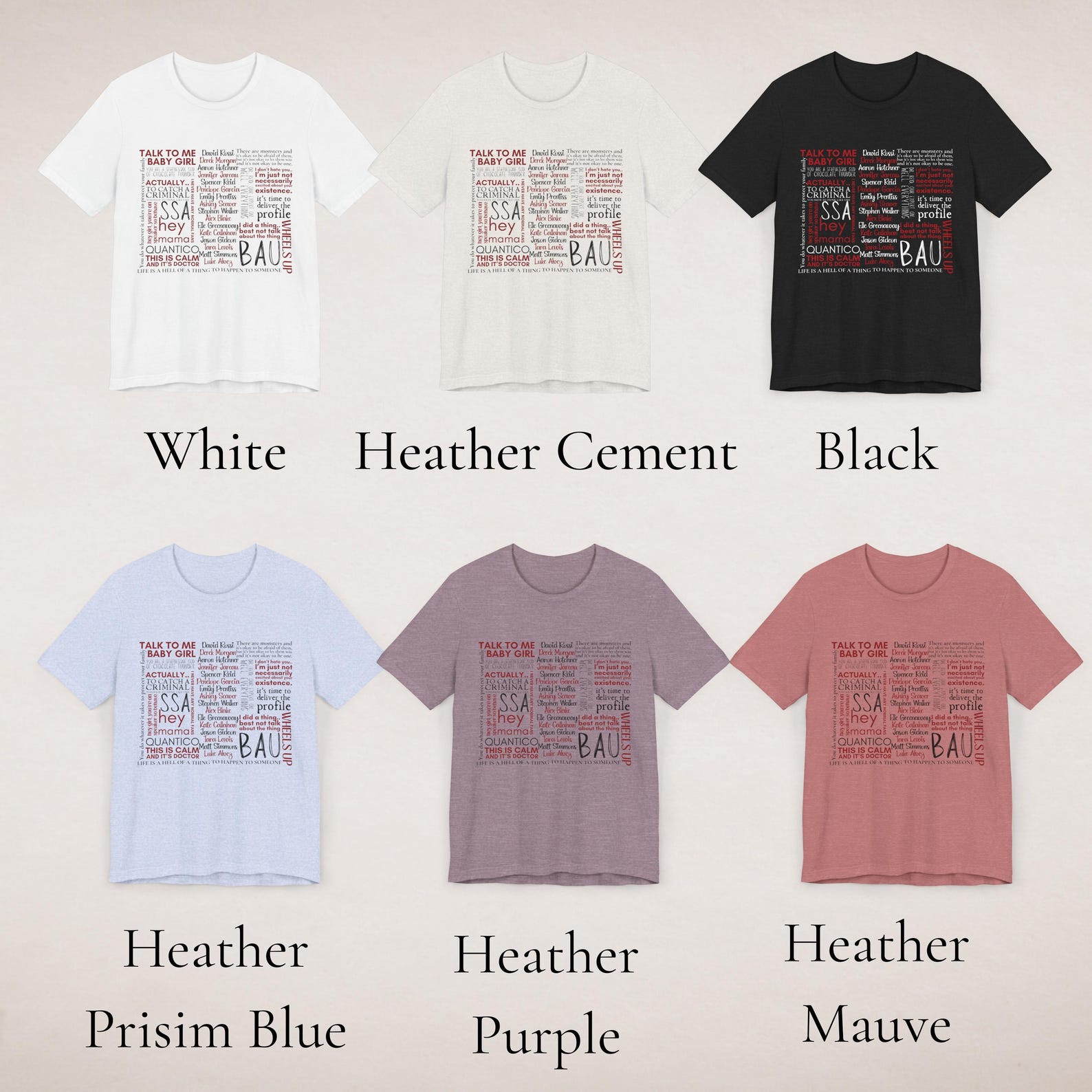 Wheels up criminal Minds Inspo T-shirt, Criminal Minds Fans, Spencer ...