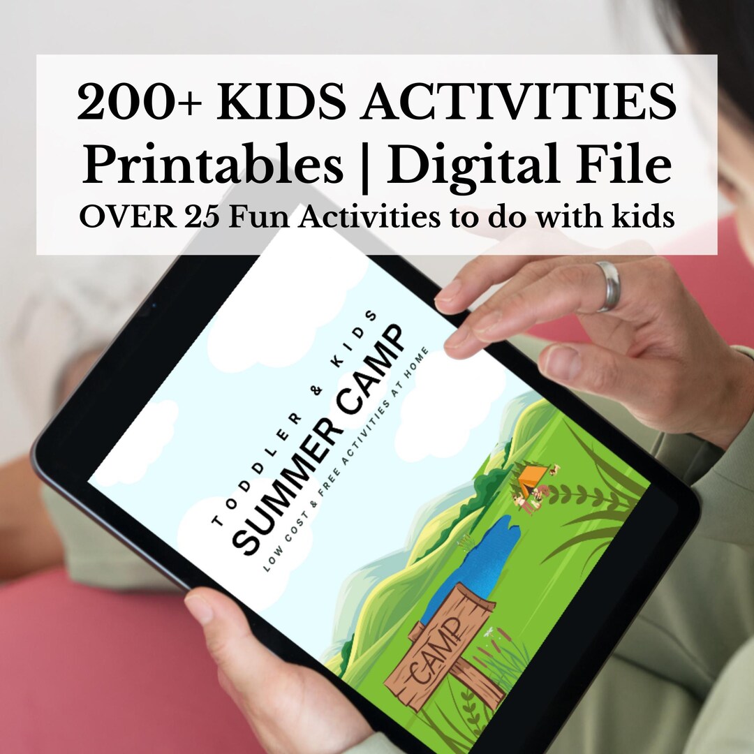 Summer Fun Kids Activity Workbook! Instant Download for Endless ...