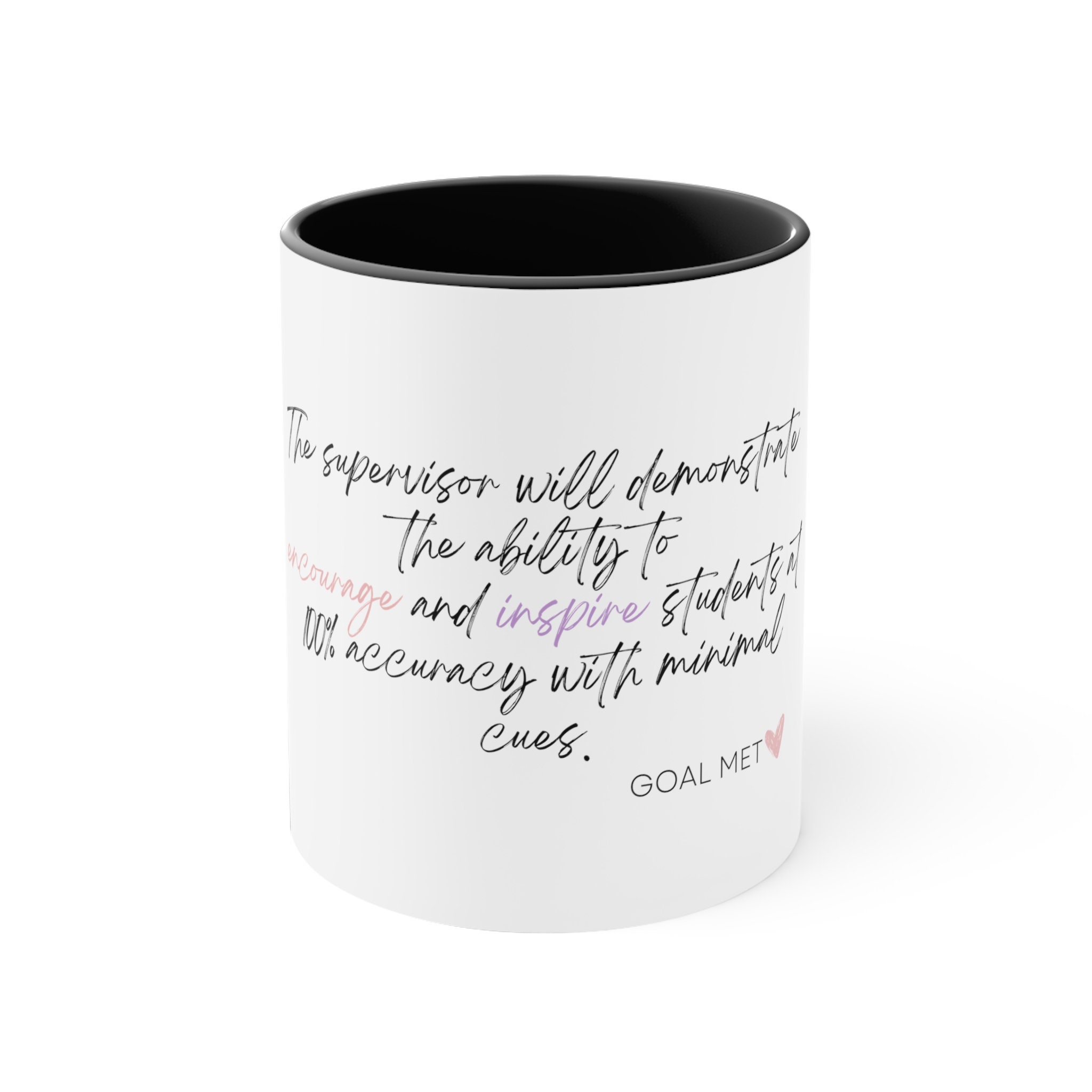 SLP Clinical Supervisor Goal Mug, CF Supervisor Gift, Speech Therapy ...