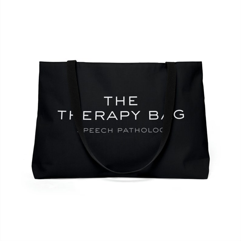 Black Speech Therapy Bag Therapy Materials Bag SLP Tote Bag - Etsy