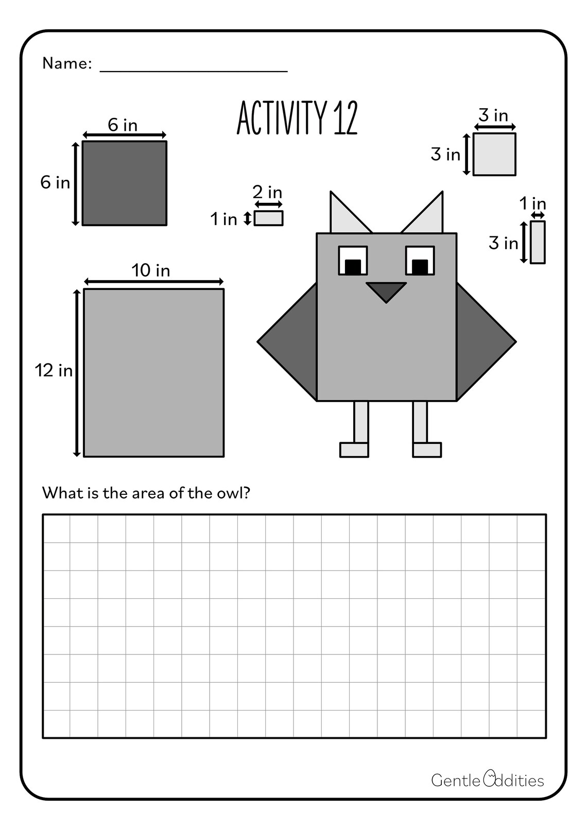 Halloween Math Area and Perimeter Worksheets Printables - Etsy