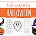 Halloween Activity Math Mystery Pictures Coloring Printables: Hundred ...