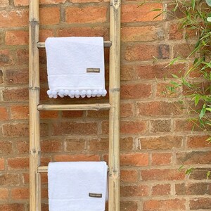 5 Rung Bamboo Ladder Bamboo Shelving Home Decor Stunning BAMBOO ...