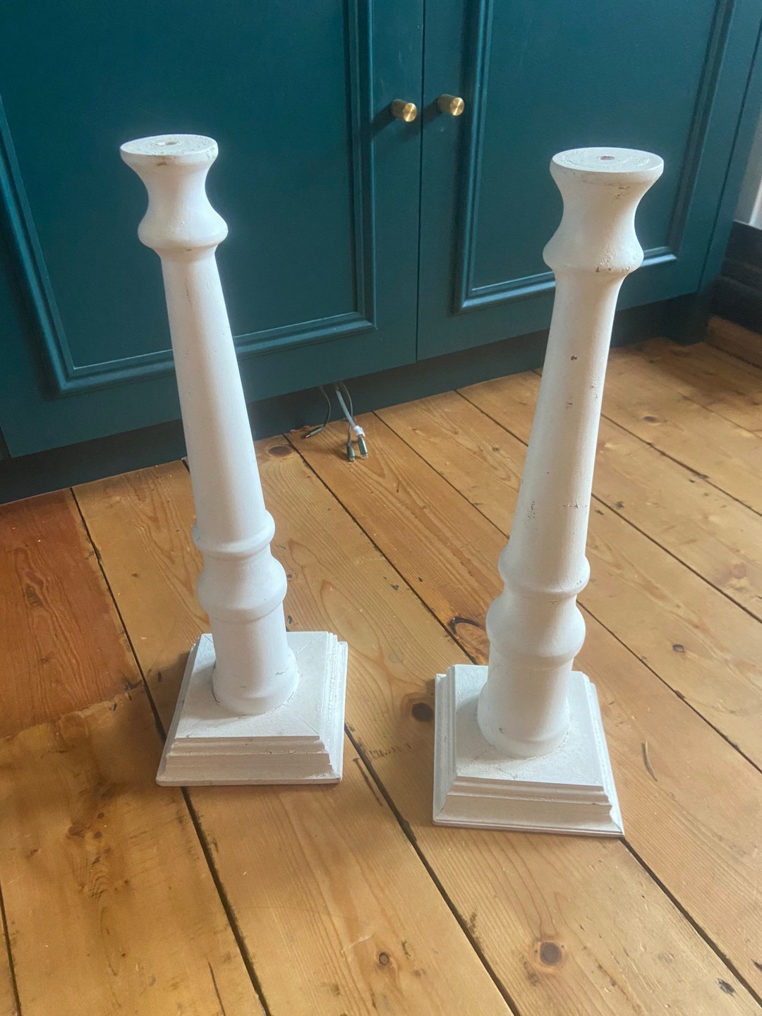 Pair of Hand Made, Woods Lamp Bases. - Etsy