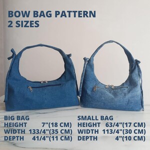 Half Moon Bag With 2 Size Patterns | PDF Printable Download | With ...