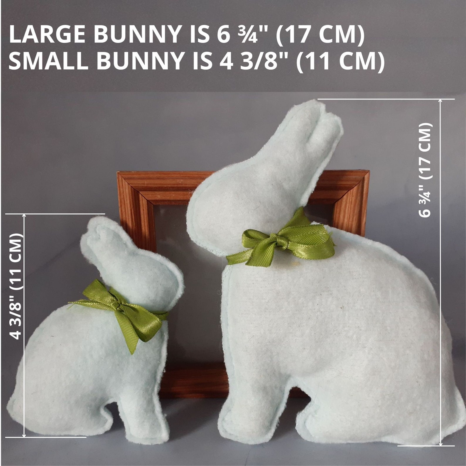Set of 3 PDF Bunny Sewing Pattern - Etsy