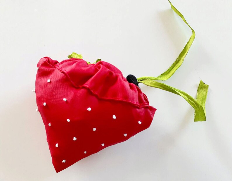 Strawberry Bag PDF Sewing Pattern Easy DIY Grocery Tote - Etsy