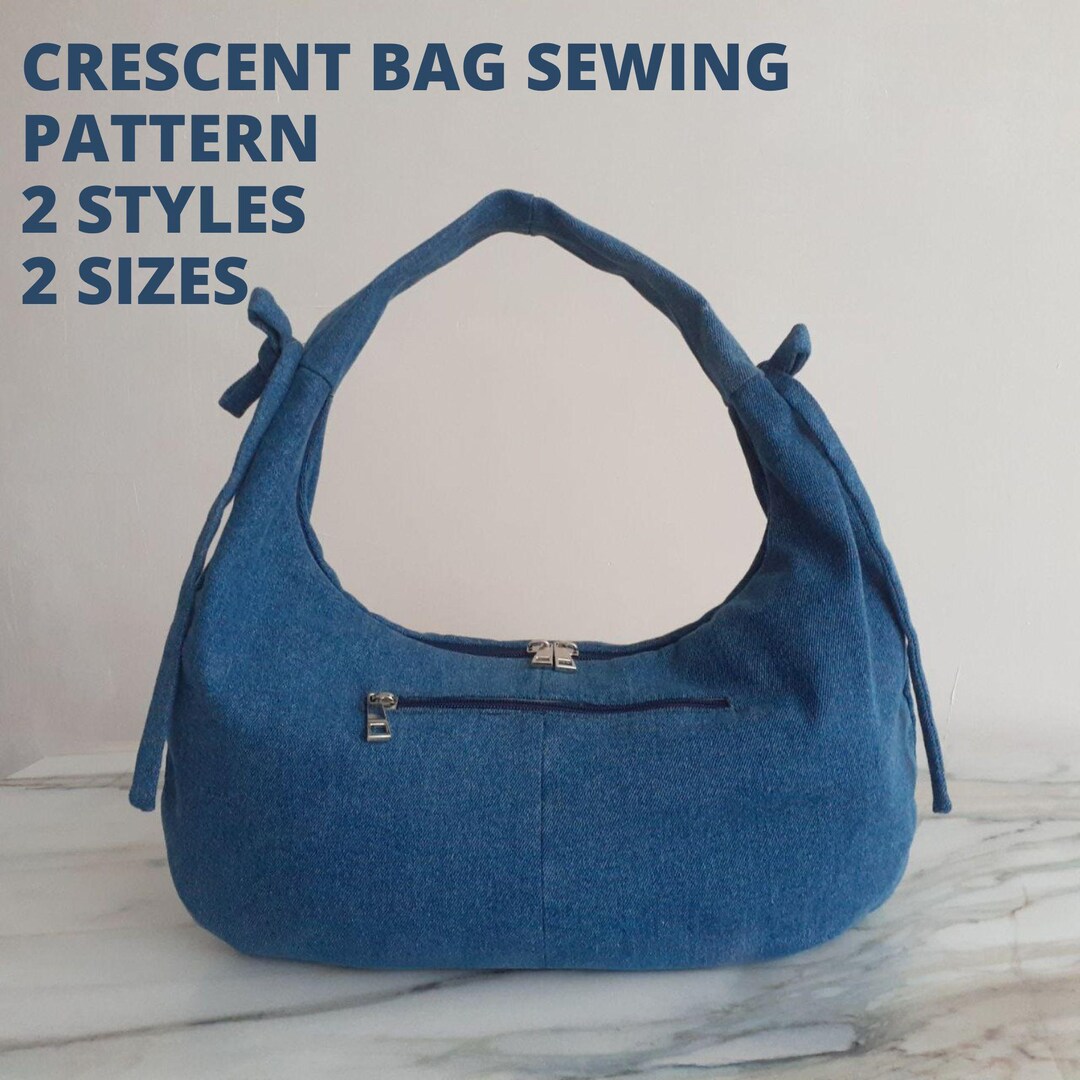 Crescent Bag Sewing Pattern, 2 Sizes - Etsy