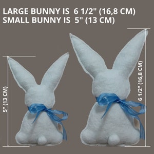 Set of 3 PDF Bunny Sewing Pattern - Etsy