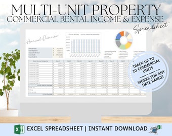 Rental Multi-property Bookkeeping Spreadsheet Rental Income - Etsy