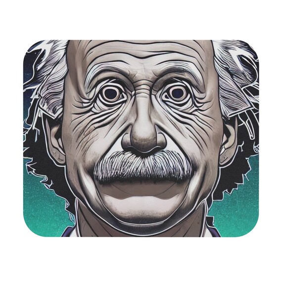 Mouse Pad Einstein Abstract Art rectangle - Etsy