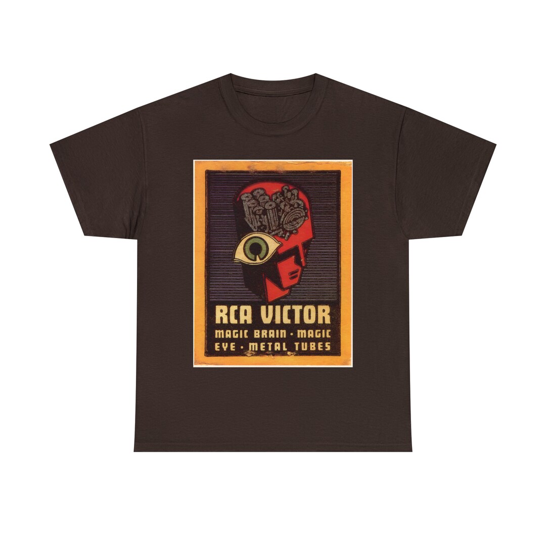 Magic Brain Radio Robot Magic Eye Metal Tubes RCA Victor Vintage Design ...