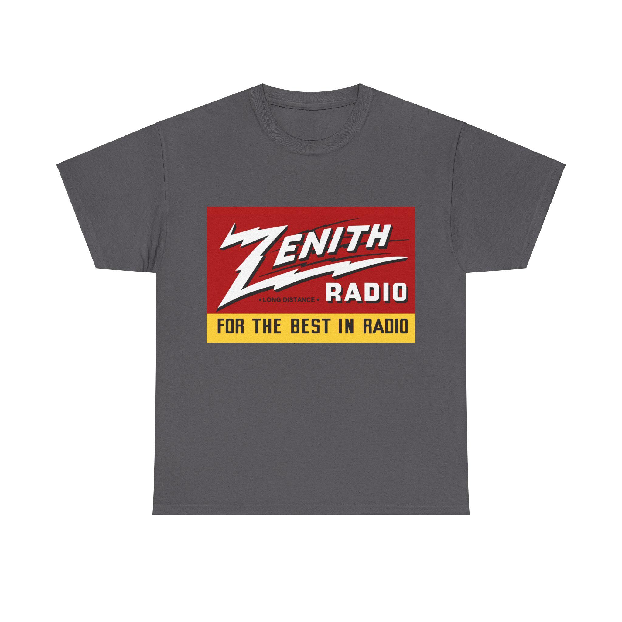 Zenith - Long Distance - for the Best in Radio T-shirt / Antique Radio ...