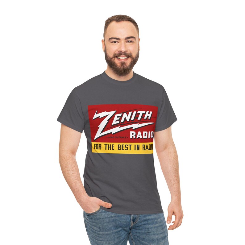 Zenith - Long Distance - for the Best in Radio T-shirt / Antique Radio ...