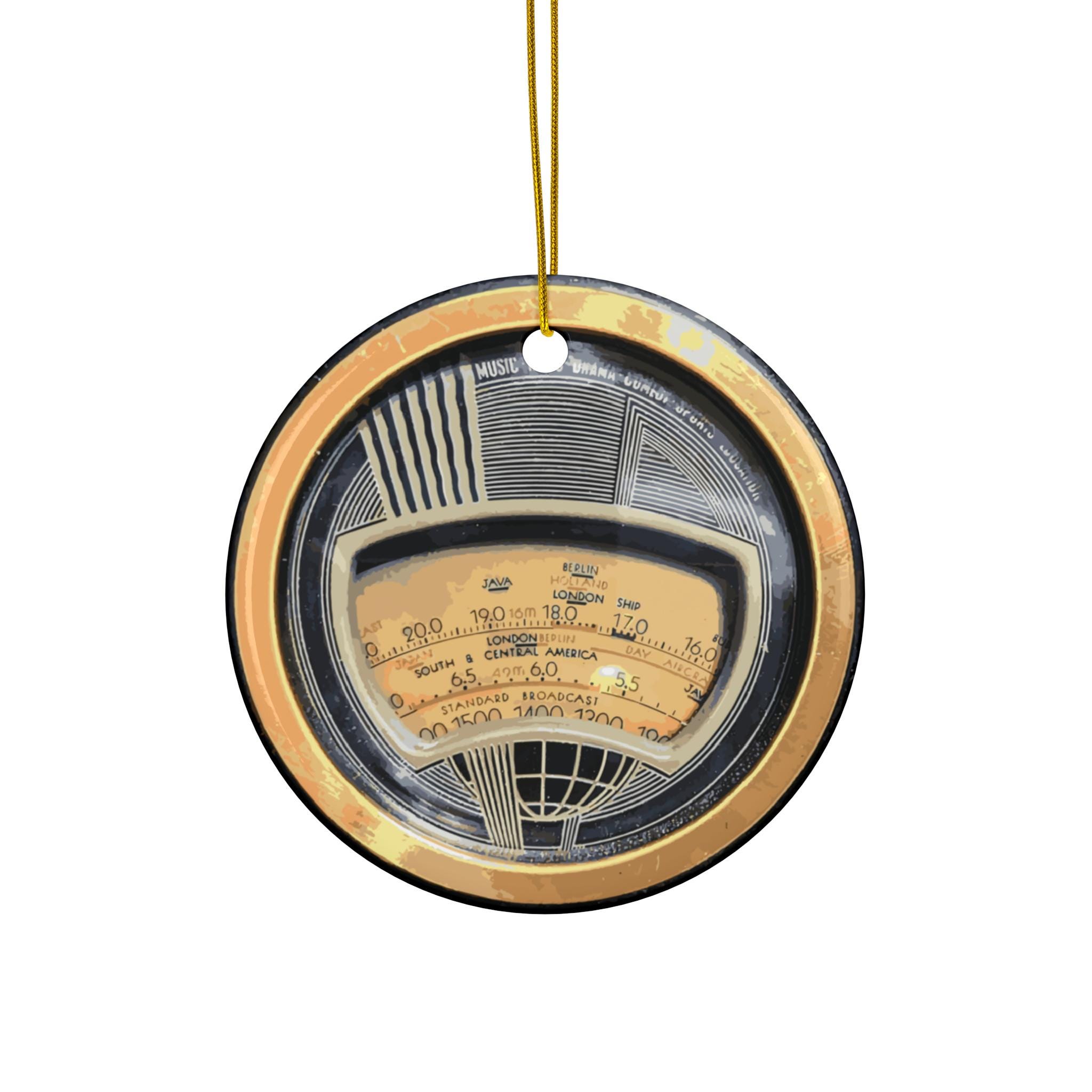 Vintage-look 1930's Philco Radio Dial Christmas Ornament - Antique ...