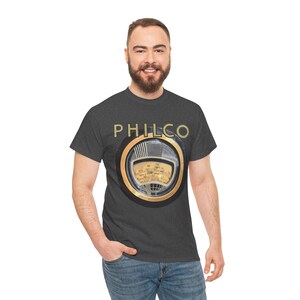 1930's Philco Radio Logo and Dial - Vintage Design Radio T-shirt ...