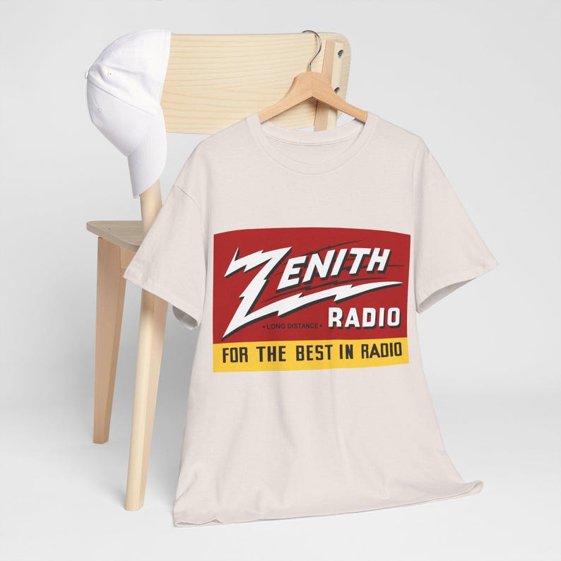 Zenith - Long Distance - for the Best in Radio T-shirt / Antique Radio ...