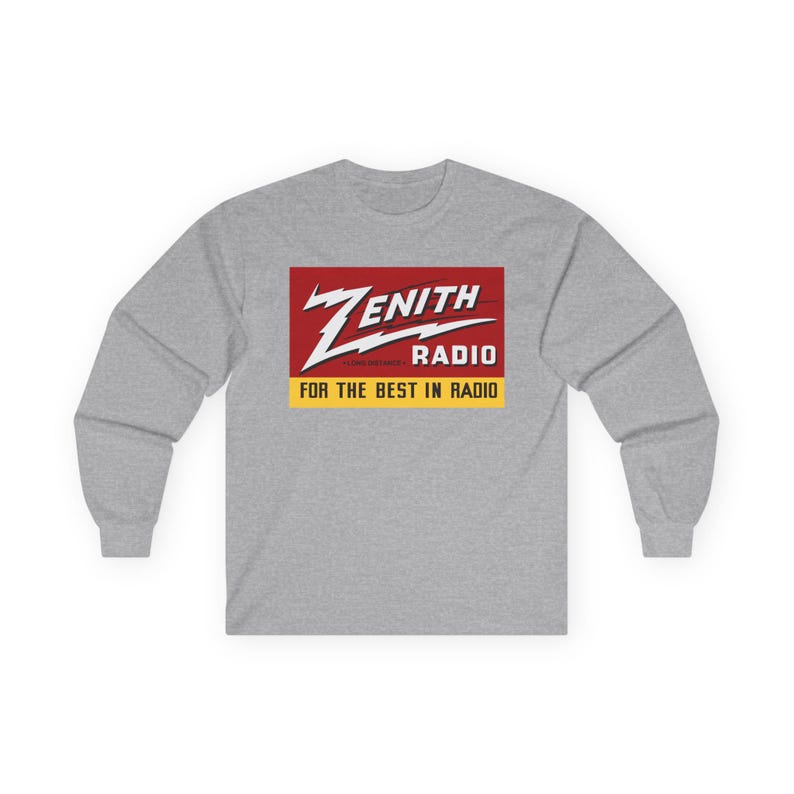 Zenith - Long Distance - for the Best in Radio Long Sleeve Tee ...