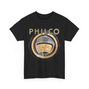 1930's Philco Radio Logo and Dial - Vintage Design Radio T-shirt ...