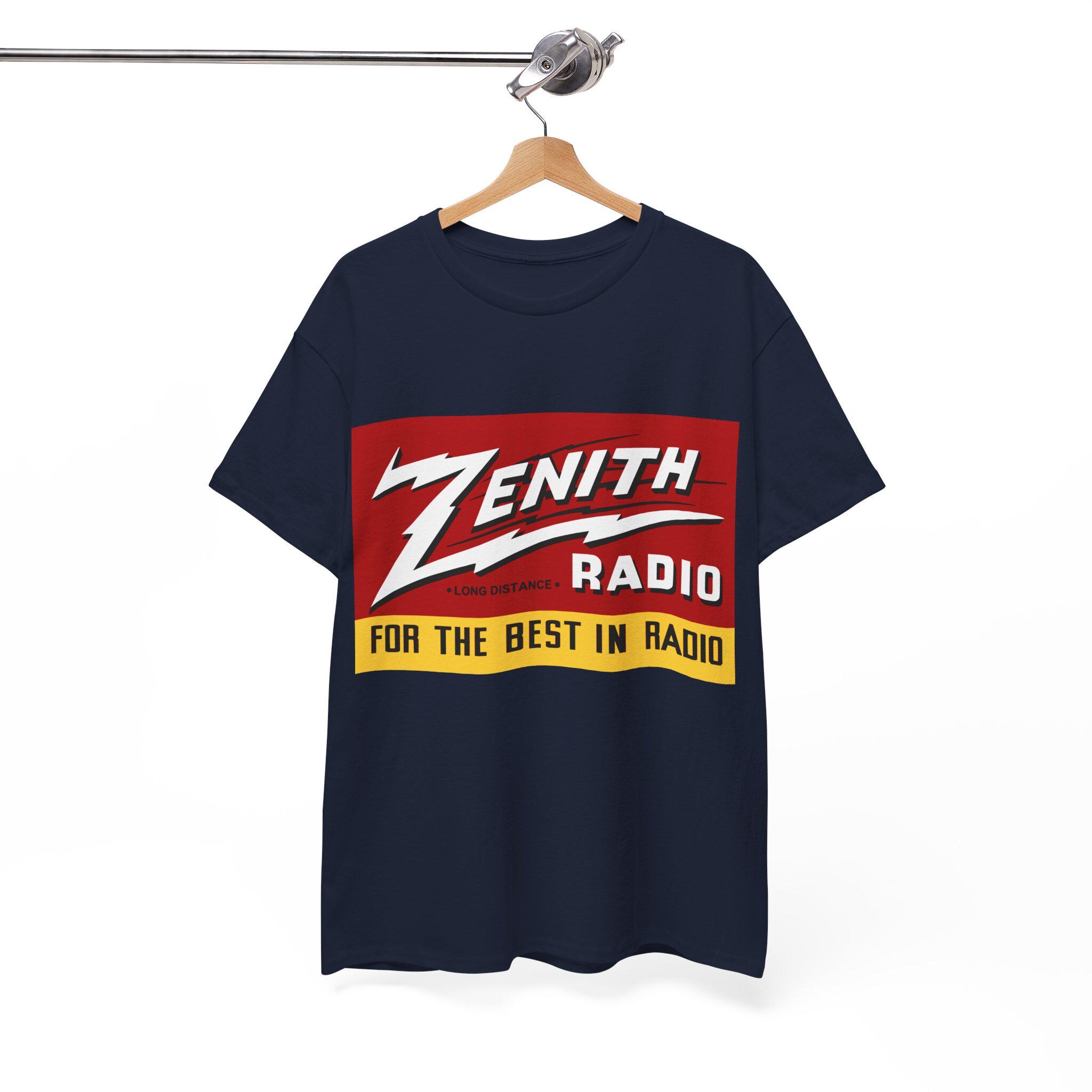 Zenith - Long Distance - for the Best in Radio T-shirt / Antique Radio ...