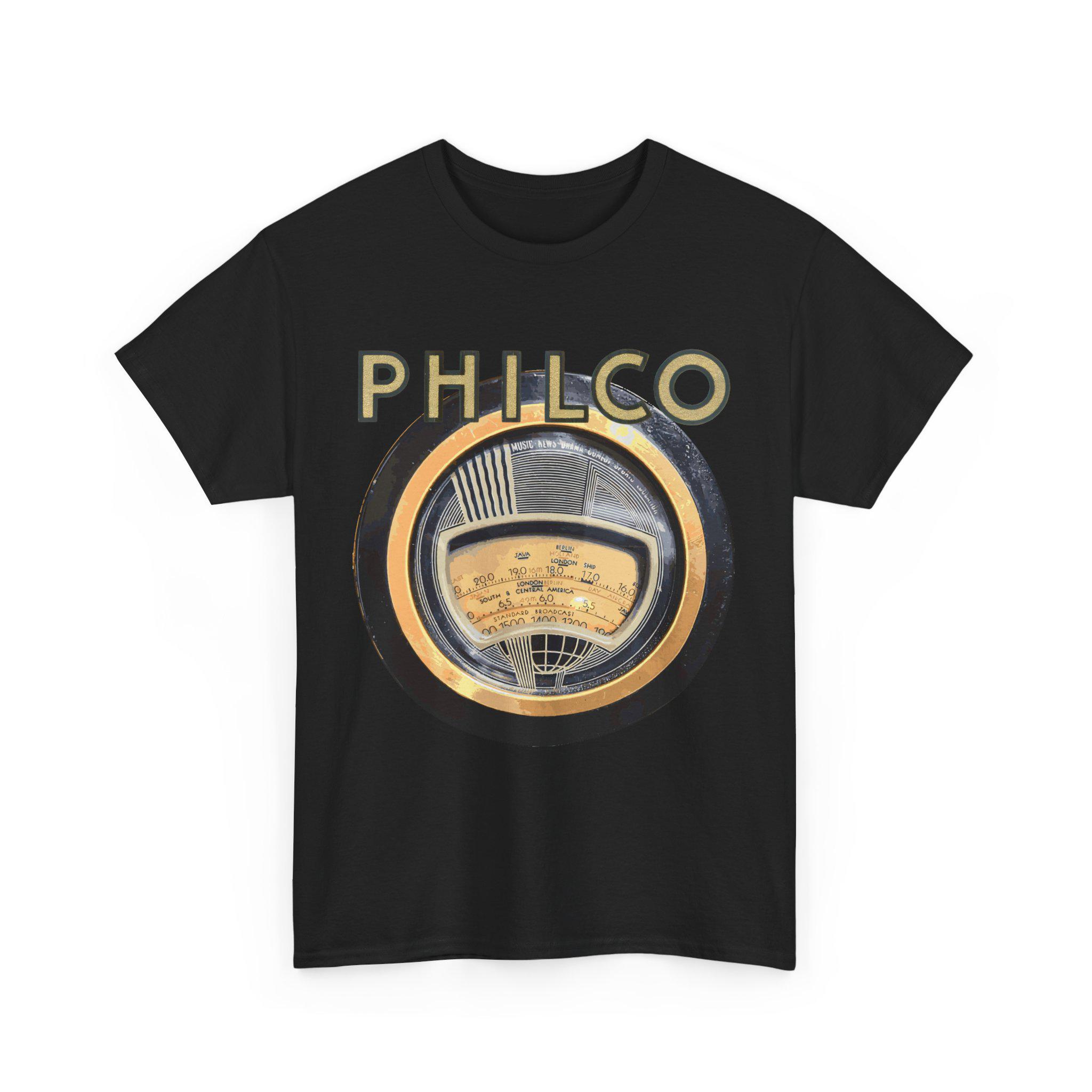 1930's Philco Radio Logo and Dial Vintage Radio T-shirt Antique Vacuum ...