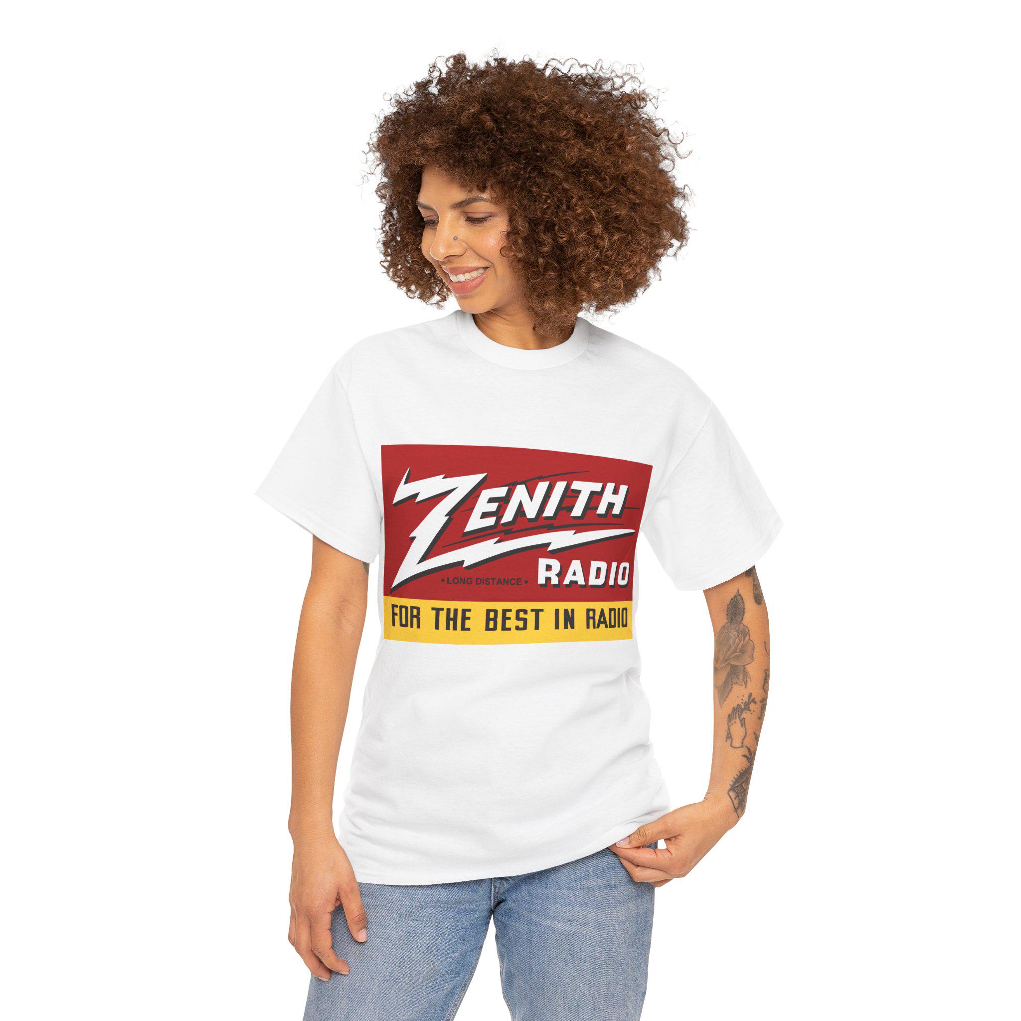 Zenith - Long Distance - for the Best in Radio T-shirt / Antique Radio ...