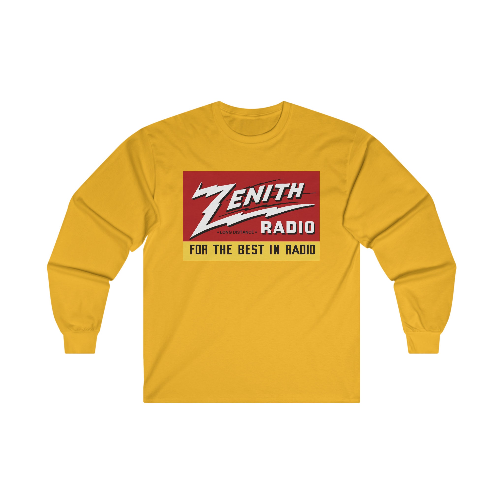 Zenith Long Distance for the Best in Radio Long Sleeve Tee / Antique ...