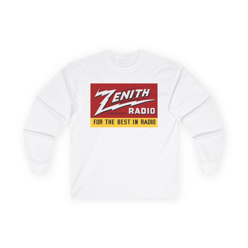 Zenith - Long Distance - for the Best in Radio Long Sleeve Tee ...