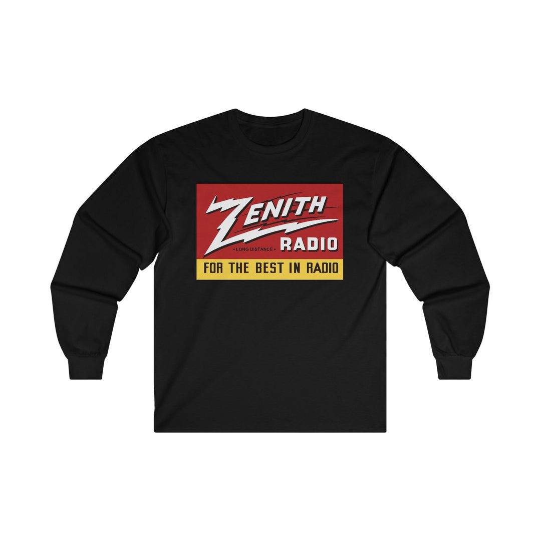 Zenith Long Distance for the Best in Radio Long Sleeve Tee / Antique ...