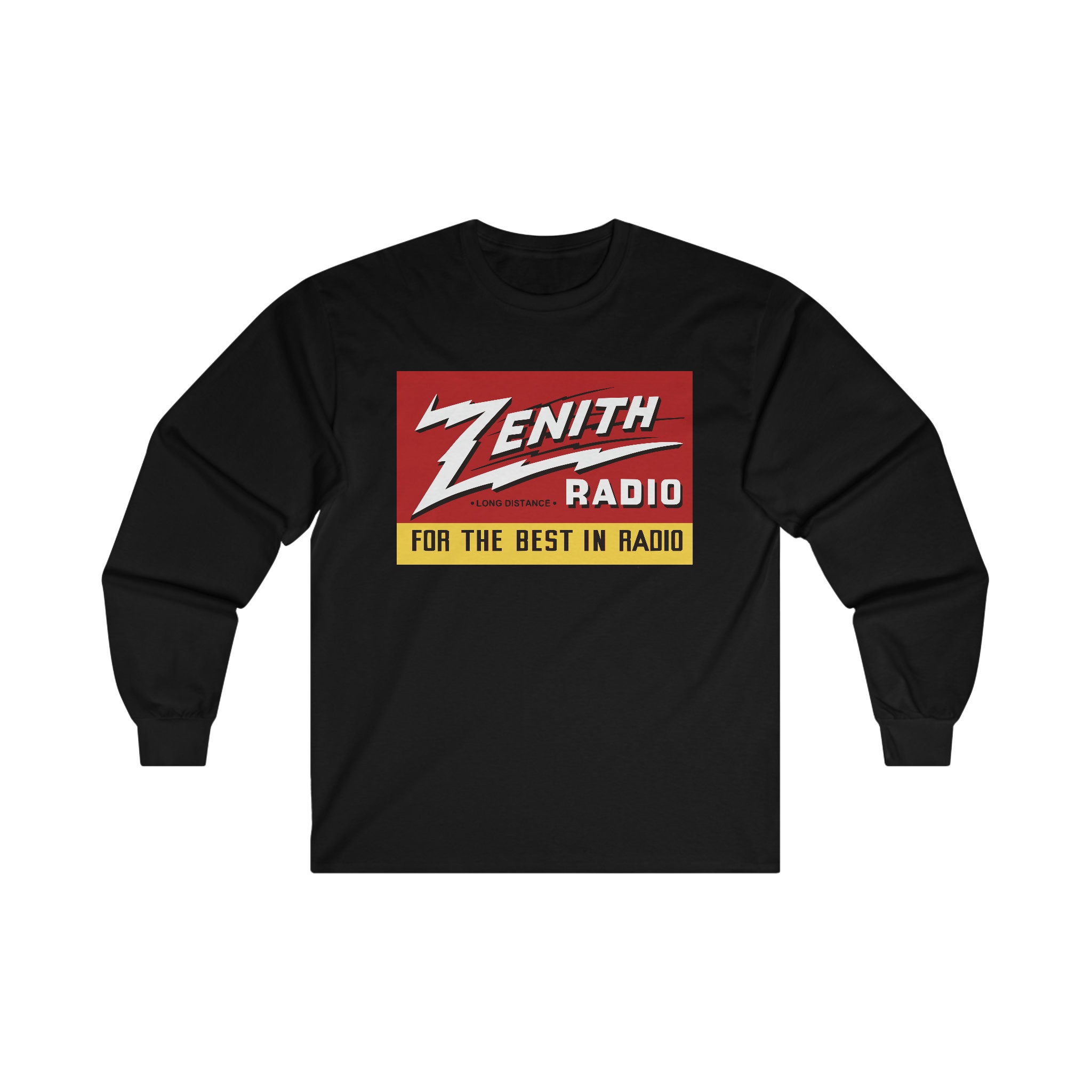 Zenith Long Distance for the Best in Radio Long Sleeve Tee / Antique ...