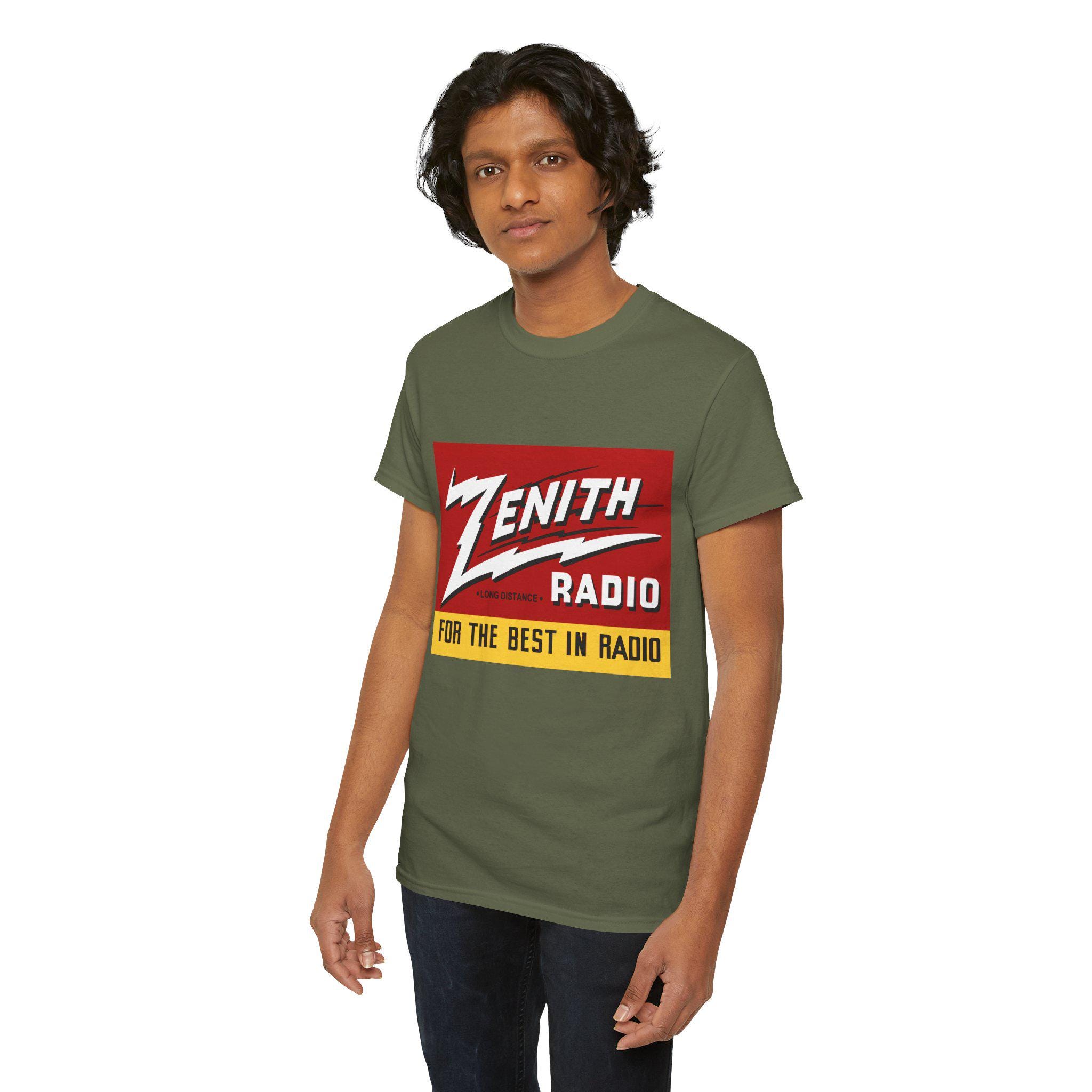 Zenith - Long Distance - for the Best in Radio T-shirt / Antique Radio ...