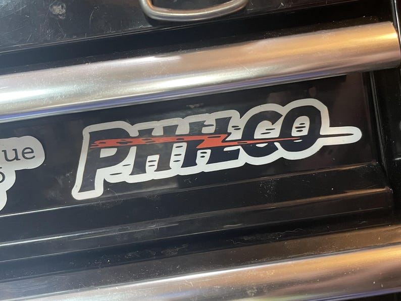 Philco Antique Radio Lighting Bolt Logo Sticker for Laptop, Toolbox ...