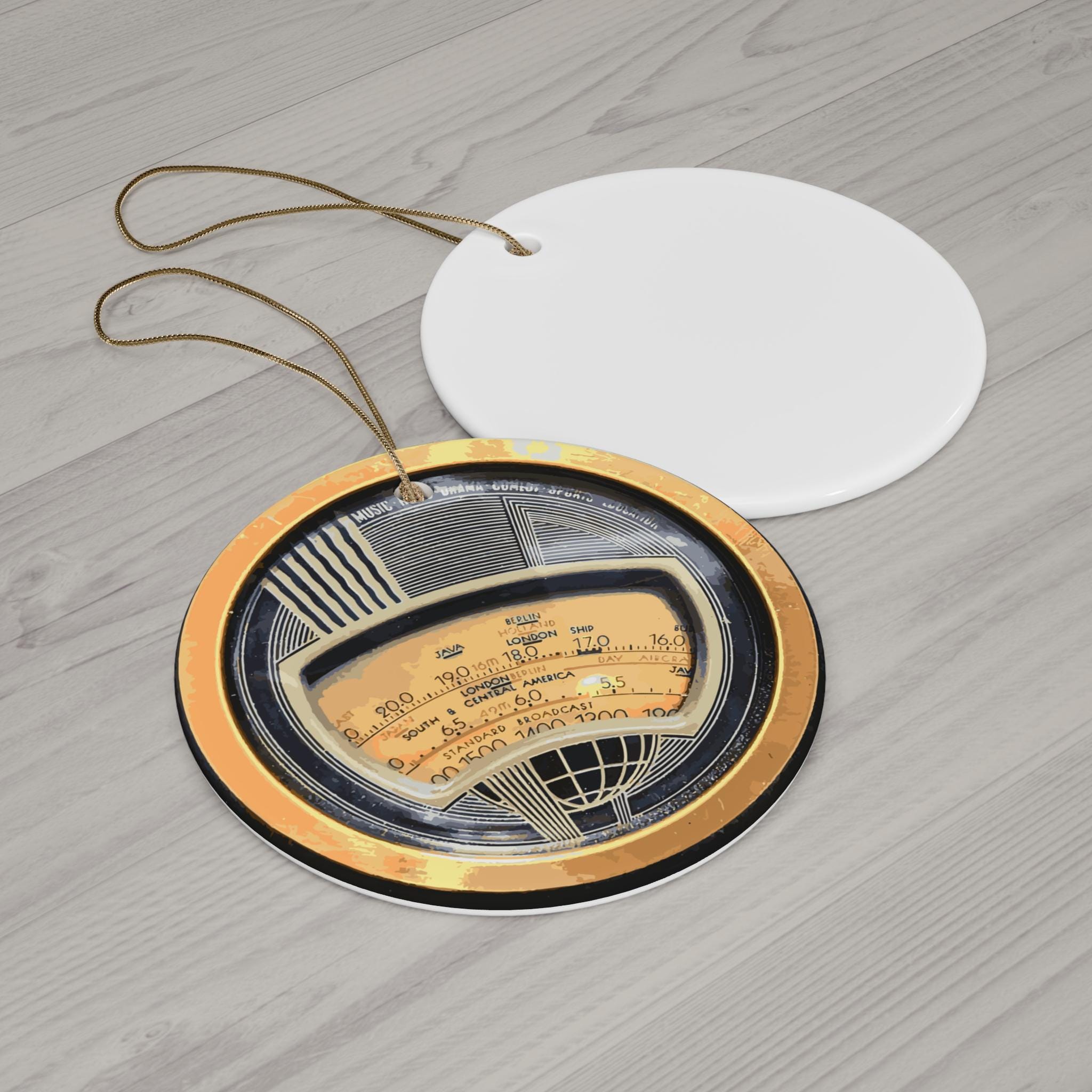 Vintage-look 1930's Philco Radio Dial Christmas Ornament - Antique ...