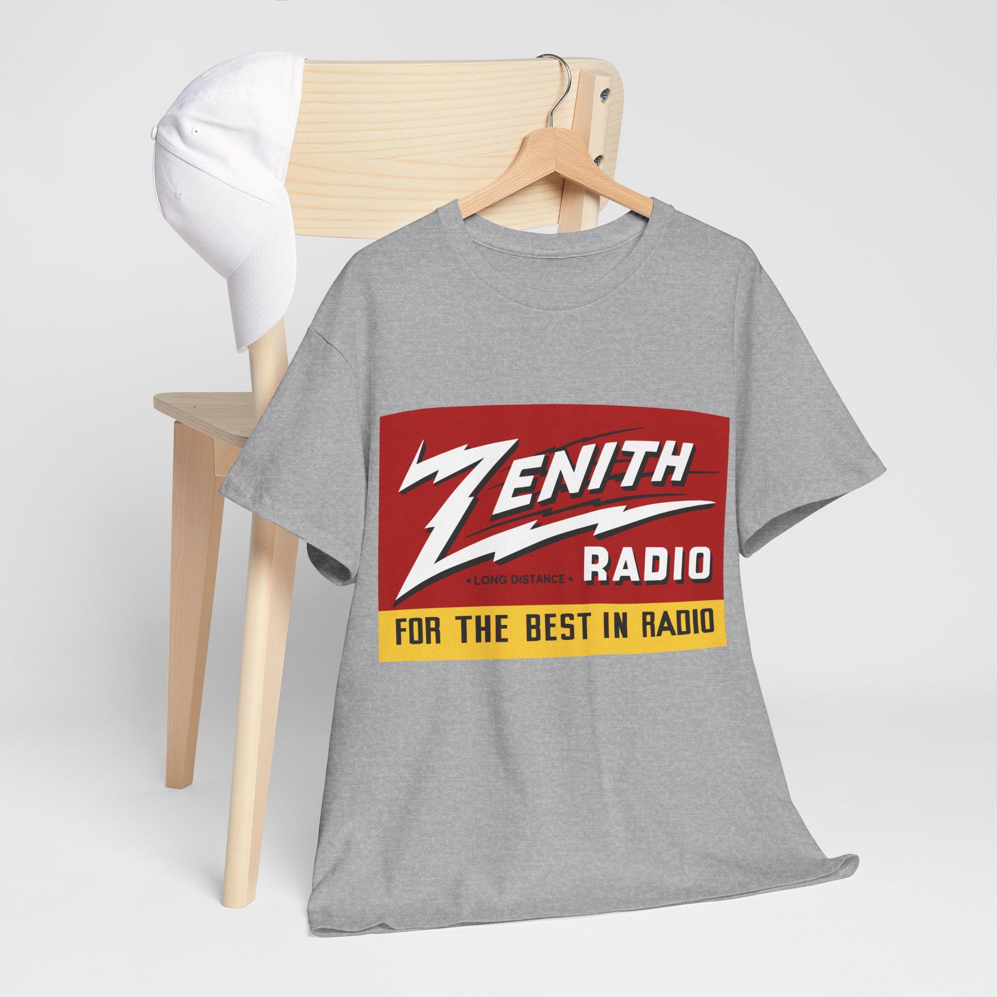 Zenith - Long Distance - for the Best in Radio T-shirt / Antique Radio ...