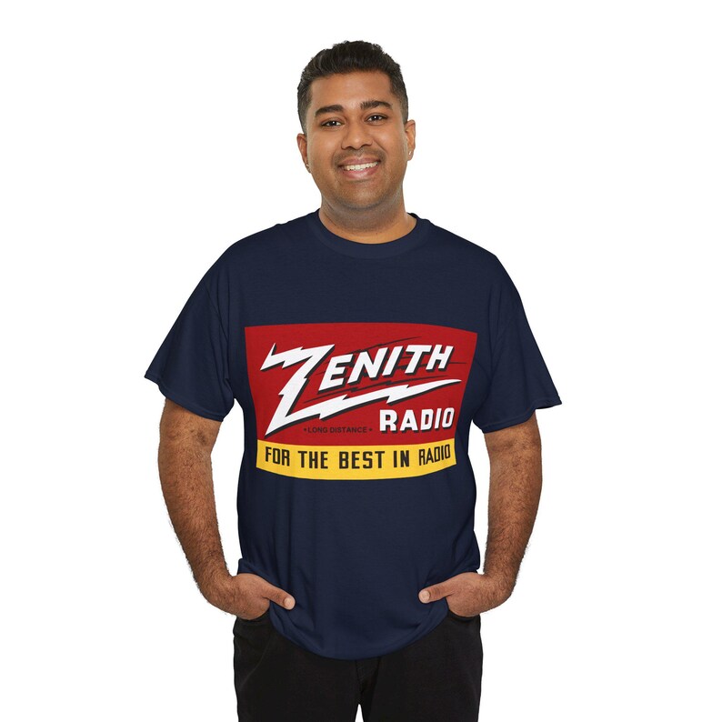 Zenith - Long Distance - for the Best in Radio T-shirt / Antique Radio ...
