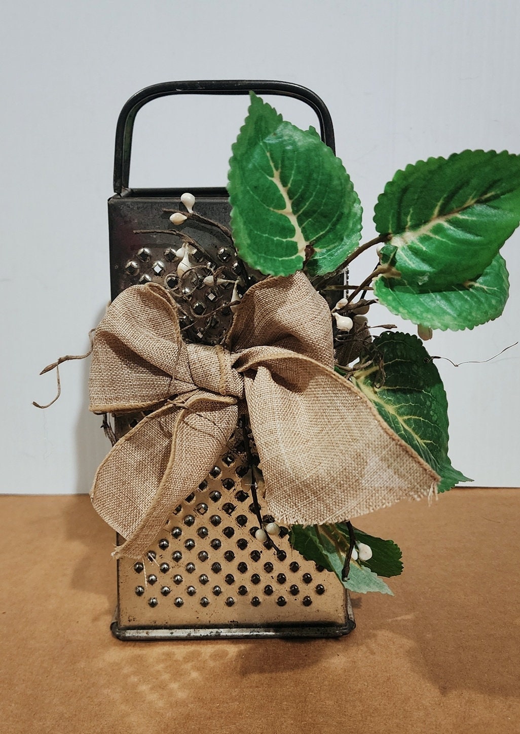 Handmade Vintage Cheese Grater Decor Country Gifts Unique Primitive ...