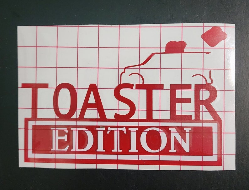 Toaster Edition Car Decal - Kia Soul - Jeep Renegade - Cute - Custom ...
