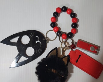 Kitty Safety Keychain - Etsy