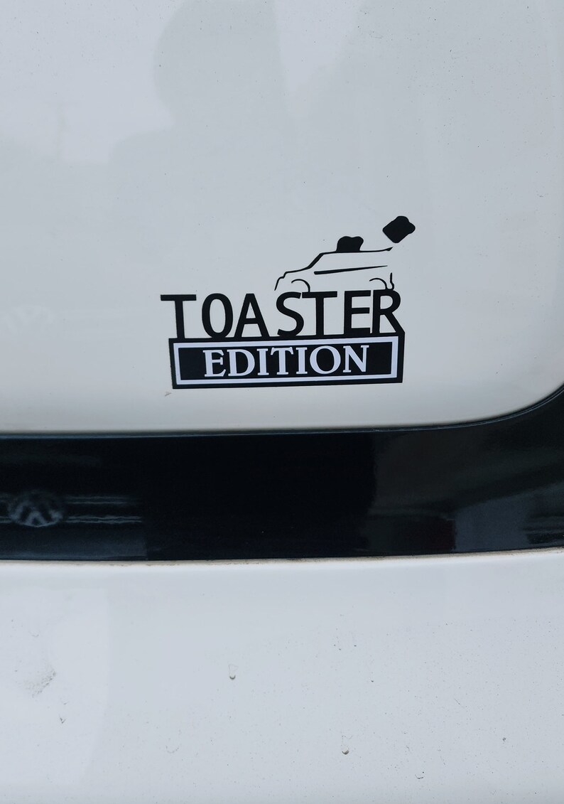 Toaster Edition Car Decal - Kia Soul - Jeep Renegade - Cute - Custom ...