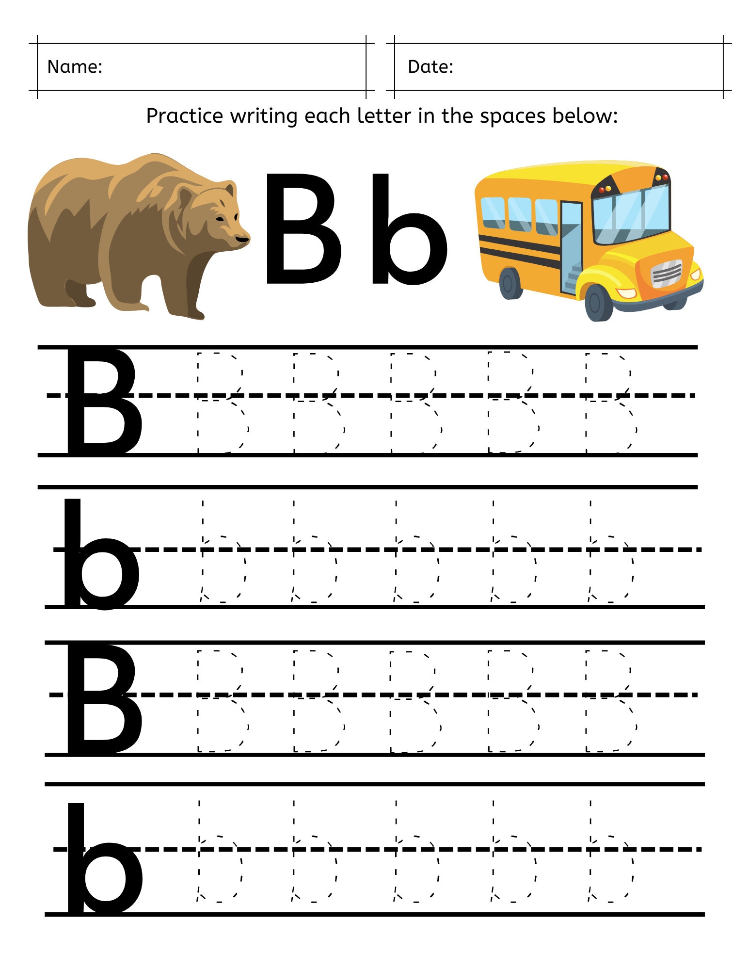 26 Printable Alphabet Tracing Worksheets - Etsy