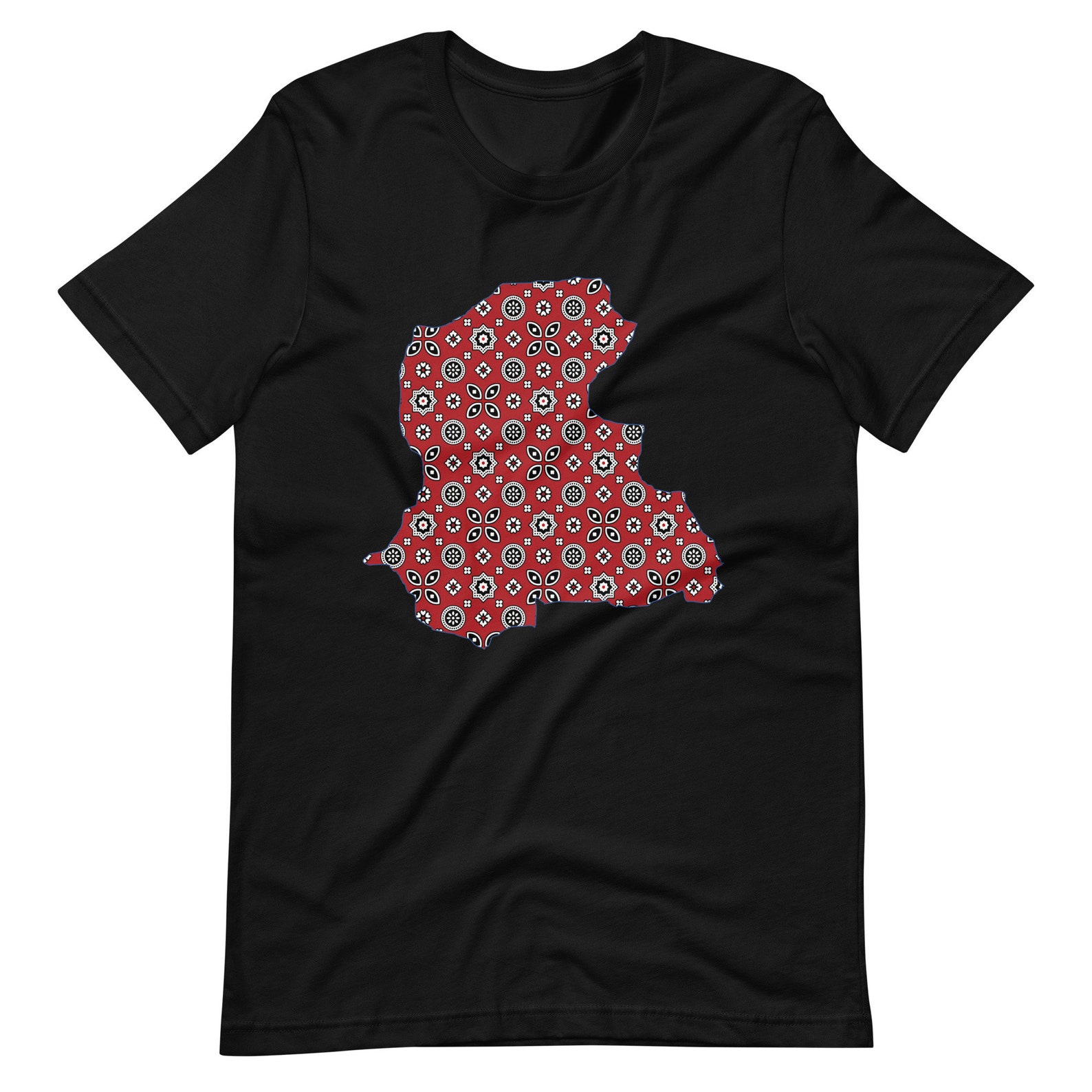 Ajrak on Sindh Map Unisex T-shirt - Etsy