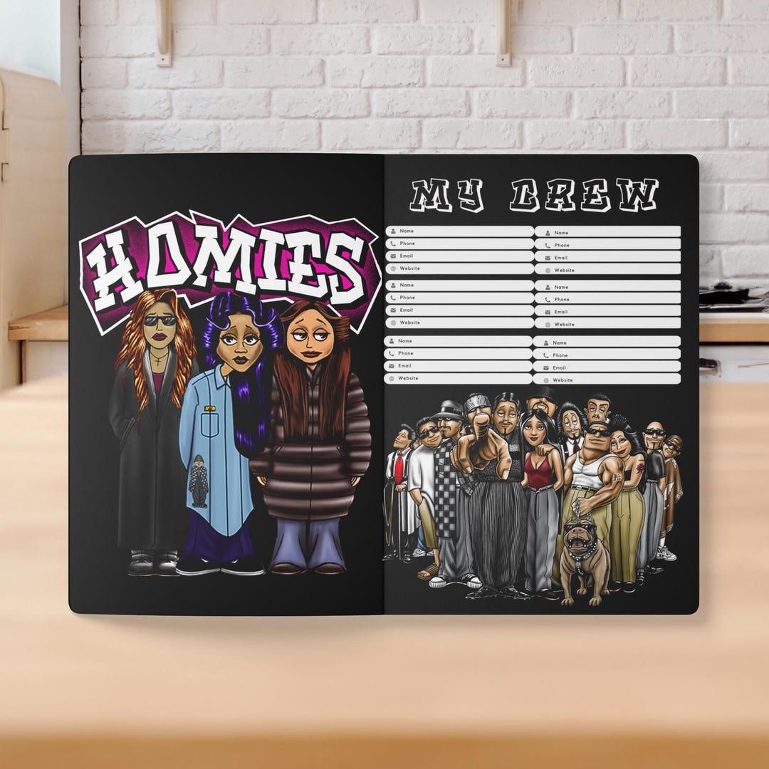 Chicana Notebook, Chicano Notebook, 90s Notebook, Homies Inspired ...
