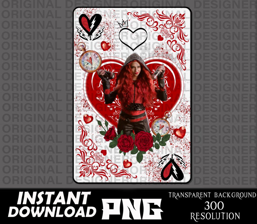 Descendants Red, Descendants Red Png, Rebel Heart Png, Descendants Red ...