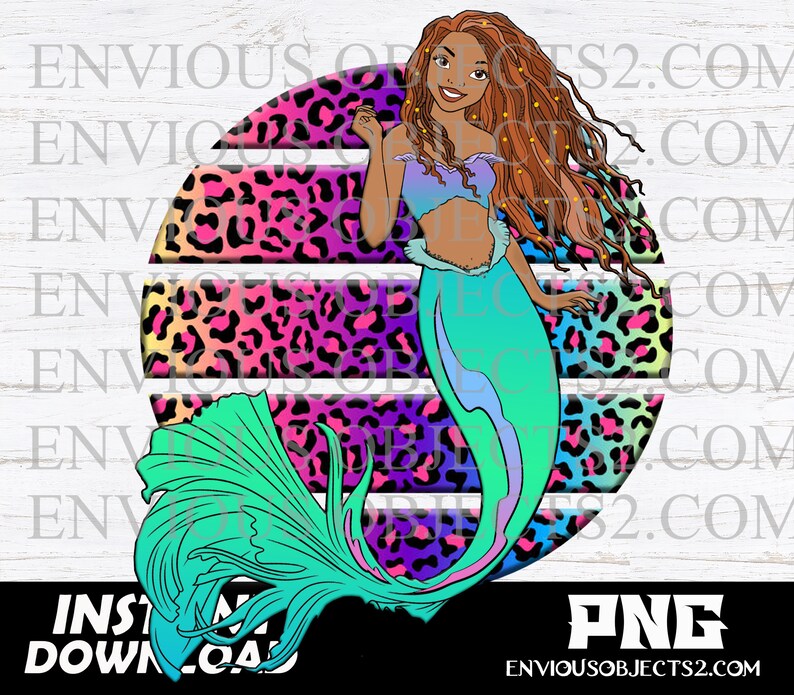 Little Mermaid Black Mermaid Png Black Girl Magic Black - Etsy