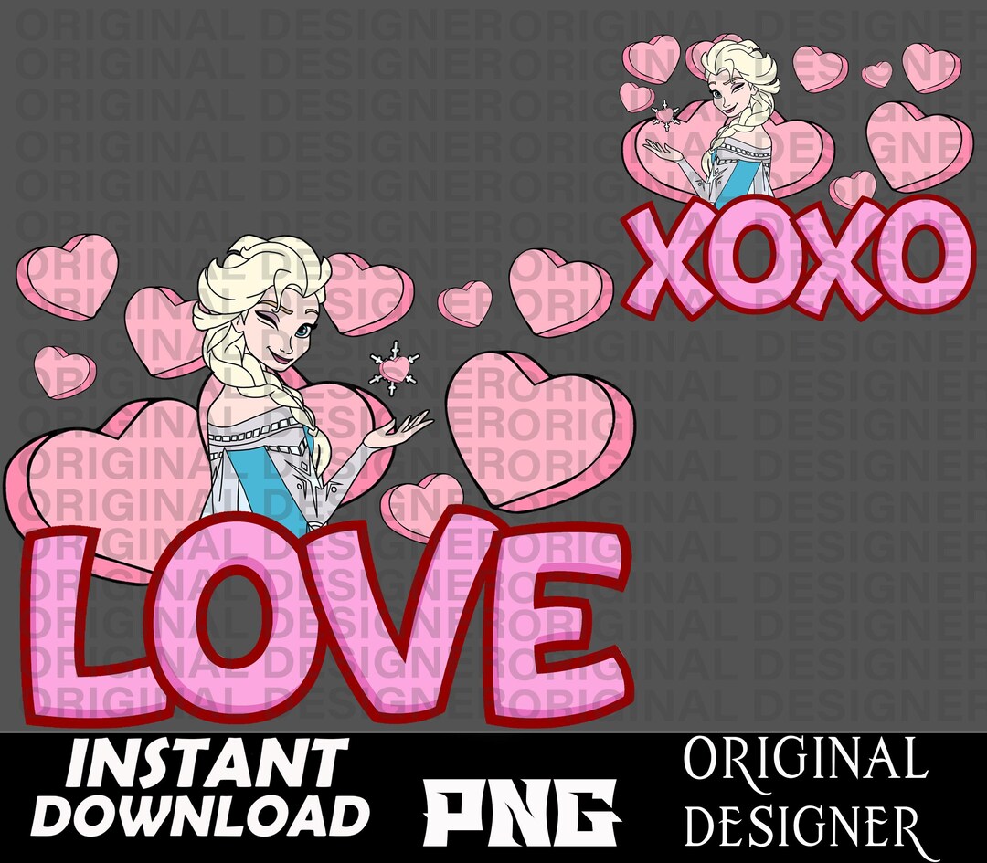 Frozen Elsa Valentine Png, Frozen Valentine, Elsa Png, Elsa Shirt ...