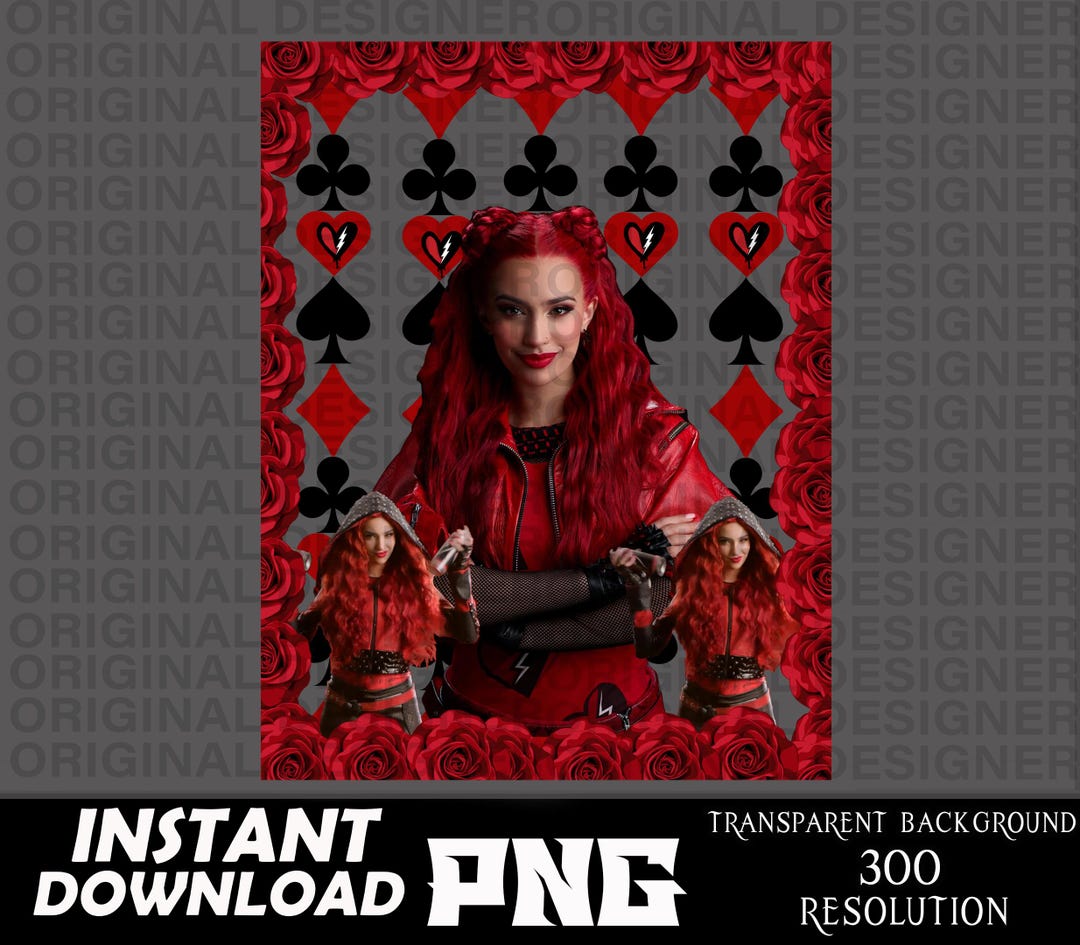 Descendants Red, Descendants Red Png, Rebel Heart Png, Descendants Red ...
