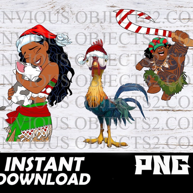 Moana Christmas Ornaments - Etsy