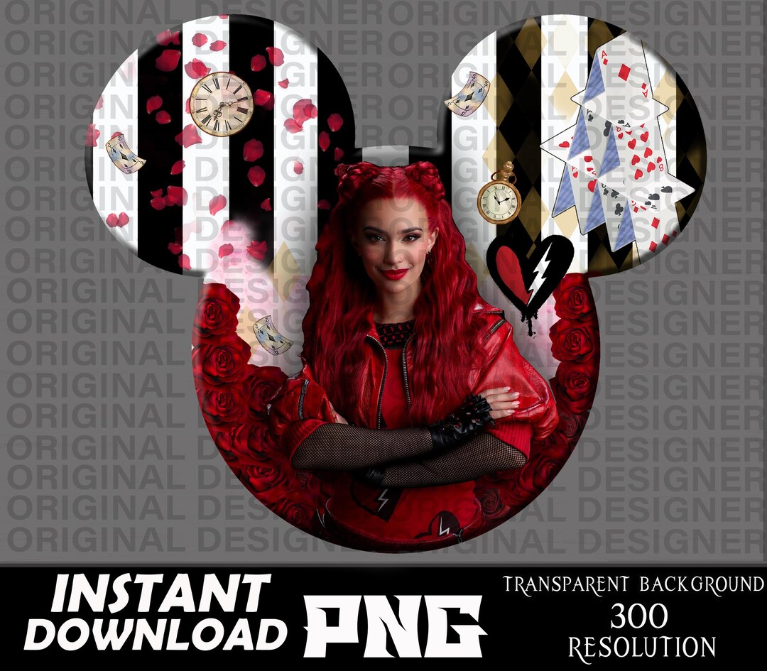 Descendants Red, Descendants Red Png, Rebel Heart Png, Descendants Red ...