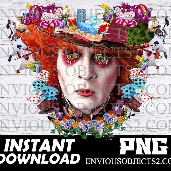 Mad Hatter Svg - Etsy