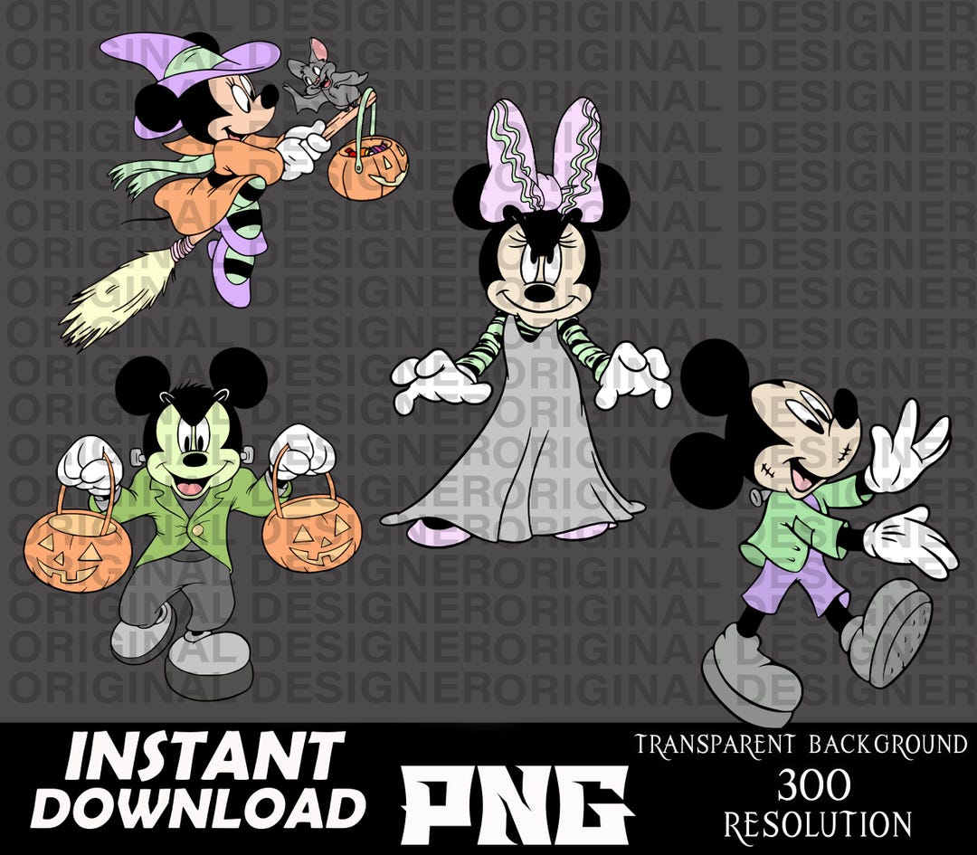 Pastel Halloween, Mickey Mouse Pastel Halloween Png, Minnie Mouse ...